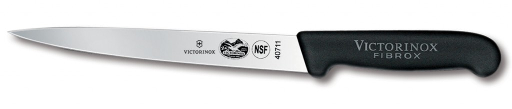Victorinox Forschner 8″ Wide, Semi-Flexible Fillet Knife with Black ...